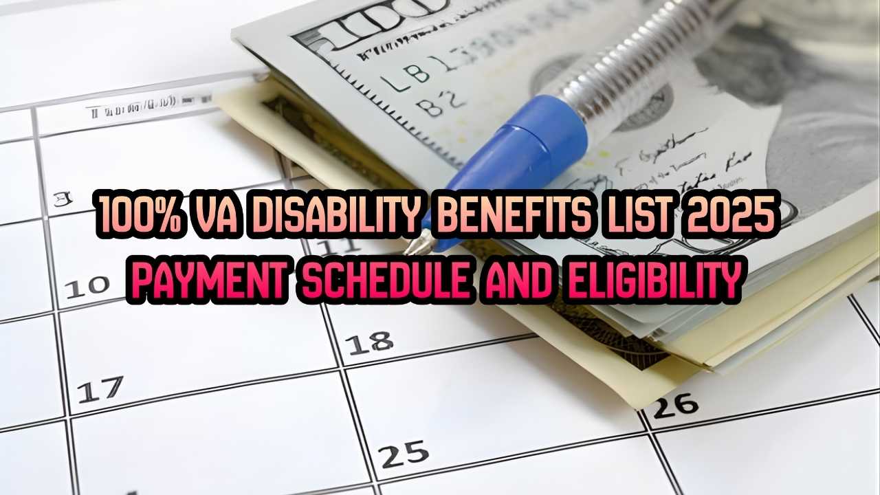 100% VA Disability Benefits List 2025: Payment Schedule and Eligibility